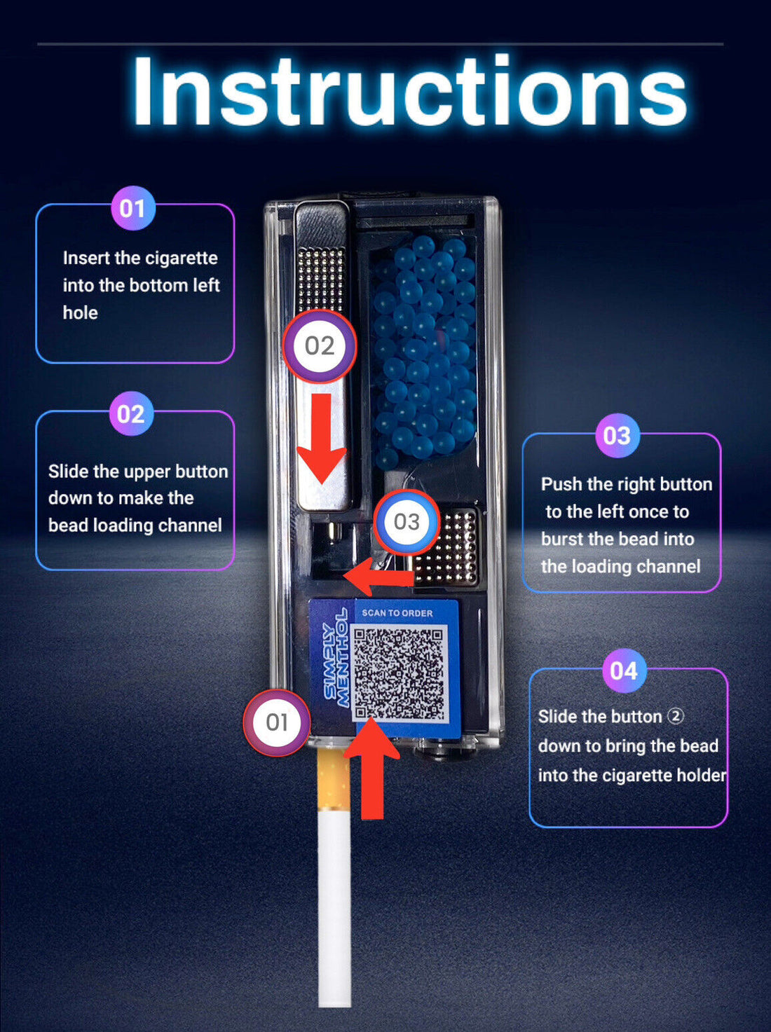 Buy Premium Menthol Beads | Simply Menthol USA